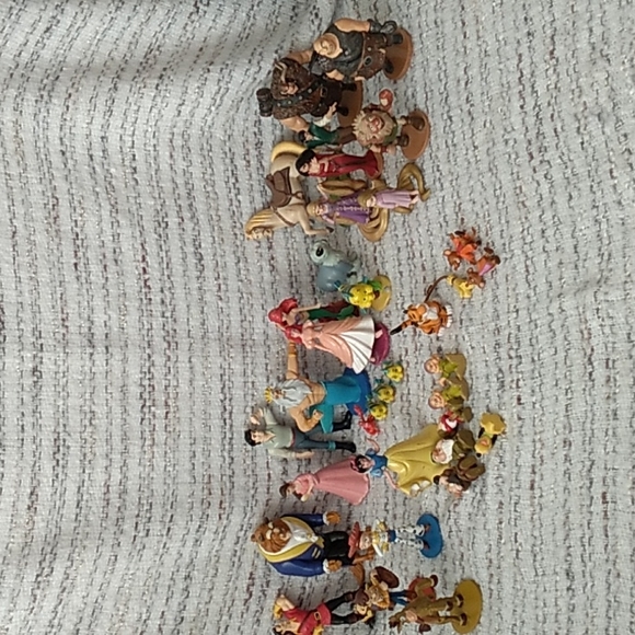 Disney | Toys | 36 Piece Lot Disney And Pixar Figurines Dollhouse Mini ...